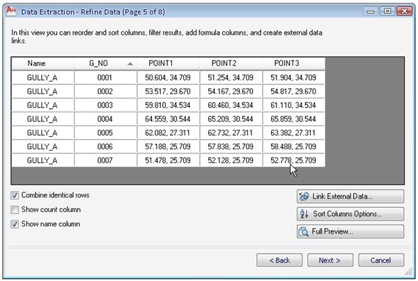 Reporting Multiple Coordinates in A Block using Attribute Extraction ... Reporting Multiple Coordinates in A Block using Attribute Extraction ...